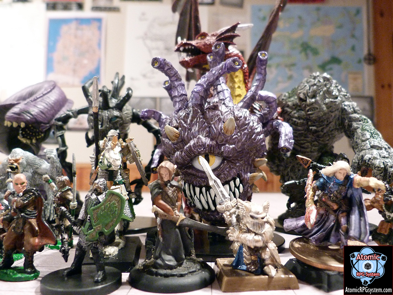 Creating Awesome Player Characters for Tabletop RPGs – Atomic RPG System