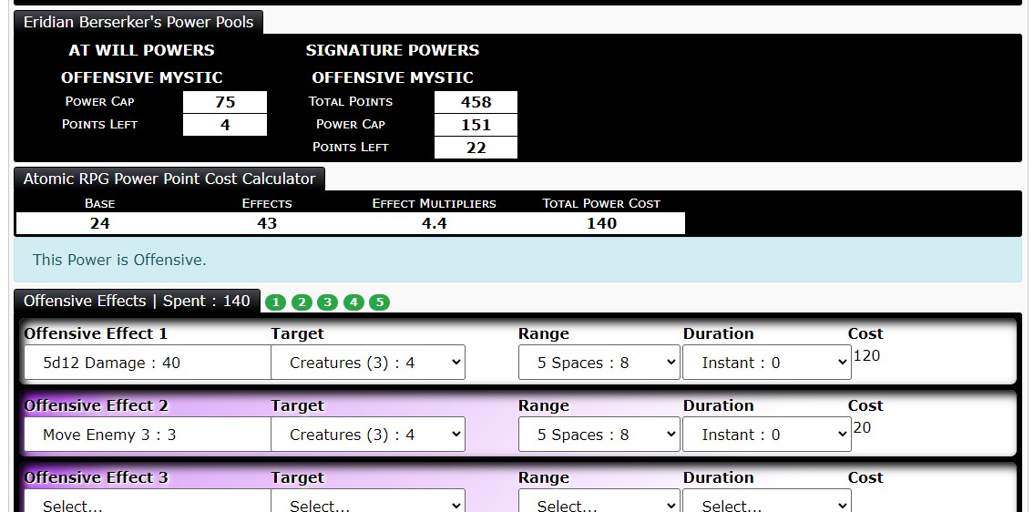 Summary of Playing the Atomic RPG System – Atomic RPG System